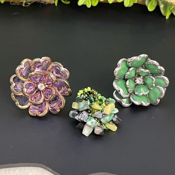 Jewelry | Stretch Rings Set Of 3 | Poshmark